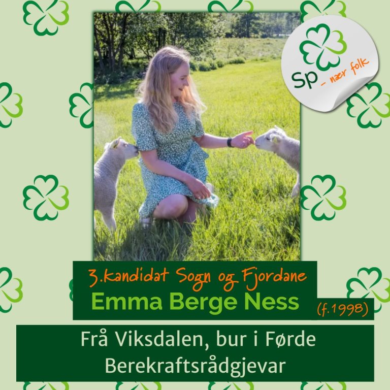 Listekandidatar 2025 - Senterpartiet